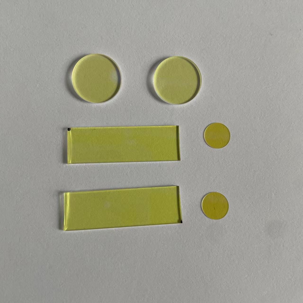 1.0mm Round/Rectangle Longpass Filters, Yellow color, Support ...